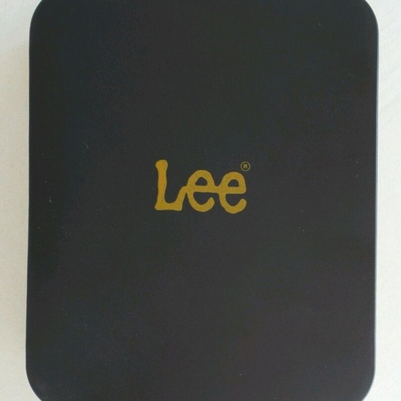 Lee | Accessories | Mens Wallet Trifold Lee Black Leather Rfid Block ...